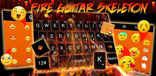 Fire Skull Skeleton Keyboard Theme for PC - How to Install on Windows ...